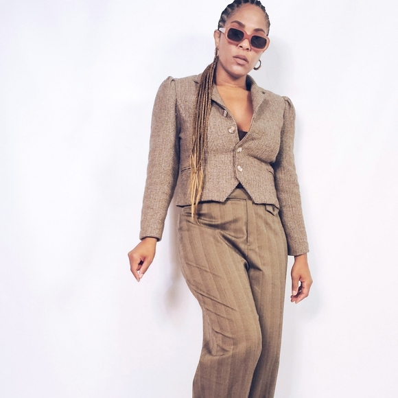 Vintage | Jackets & Coats | Wheat Blazer | Poshmark